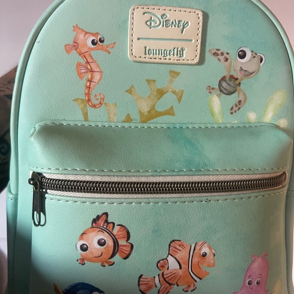 Loungefly | Bags | Loungefly Finding Nemo Backpack Aqua Green | Poshmark